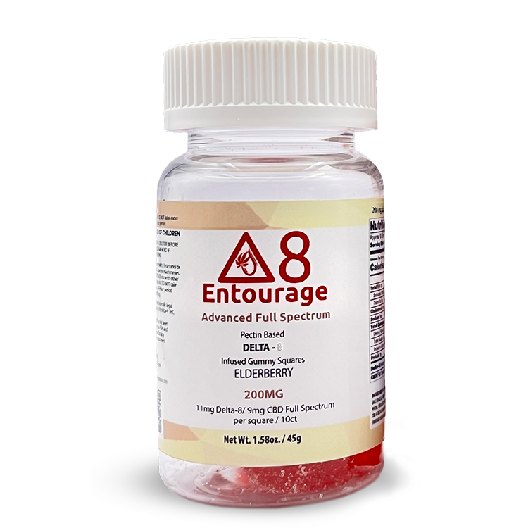 Entourage 20mg Full Spectrum CBD D8 Gummies | Faith, Hope and Love CBD